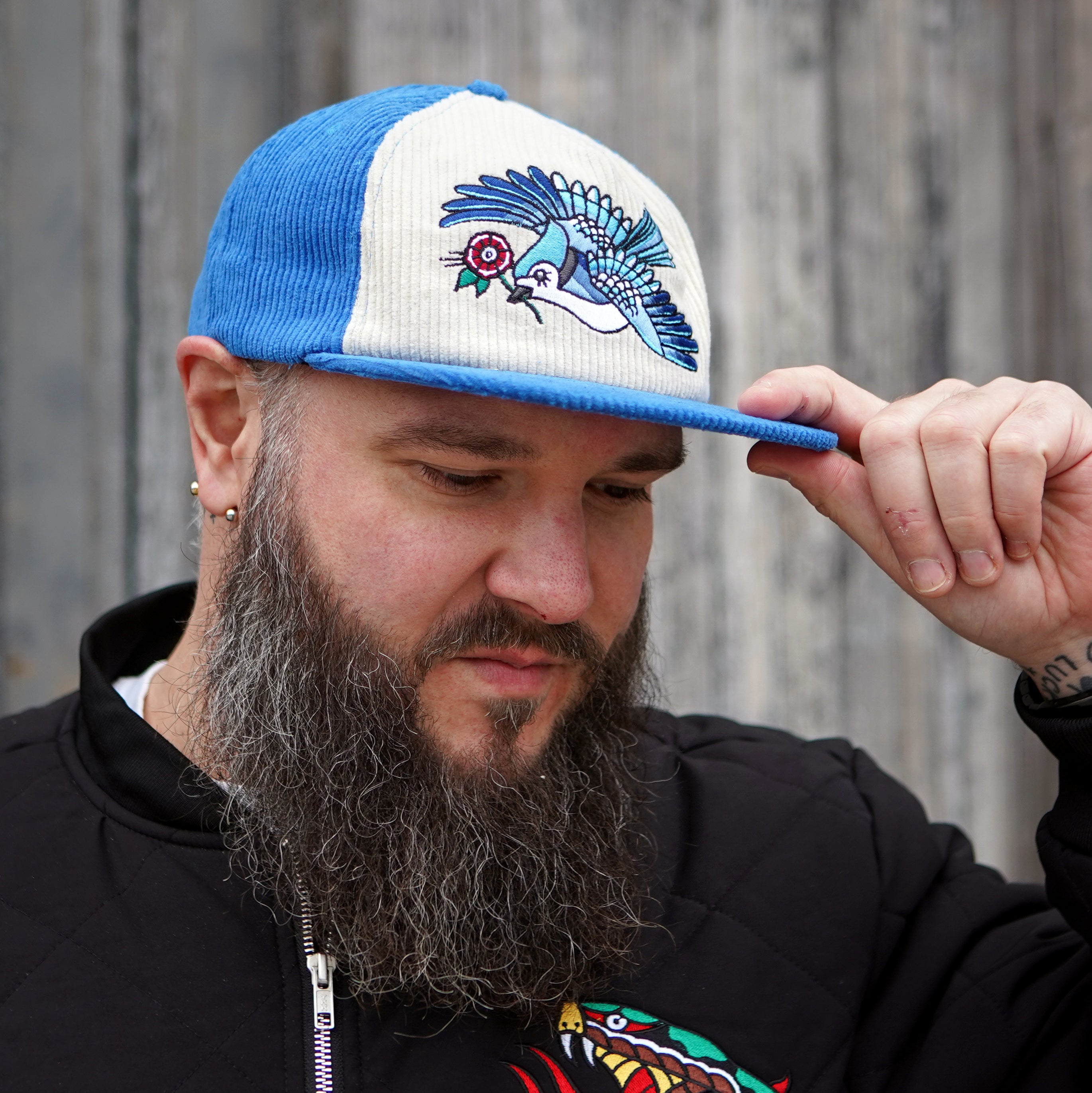 Blue Jay Two-Tone Corduroy Hat - Stuntin Goods