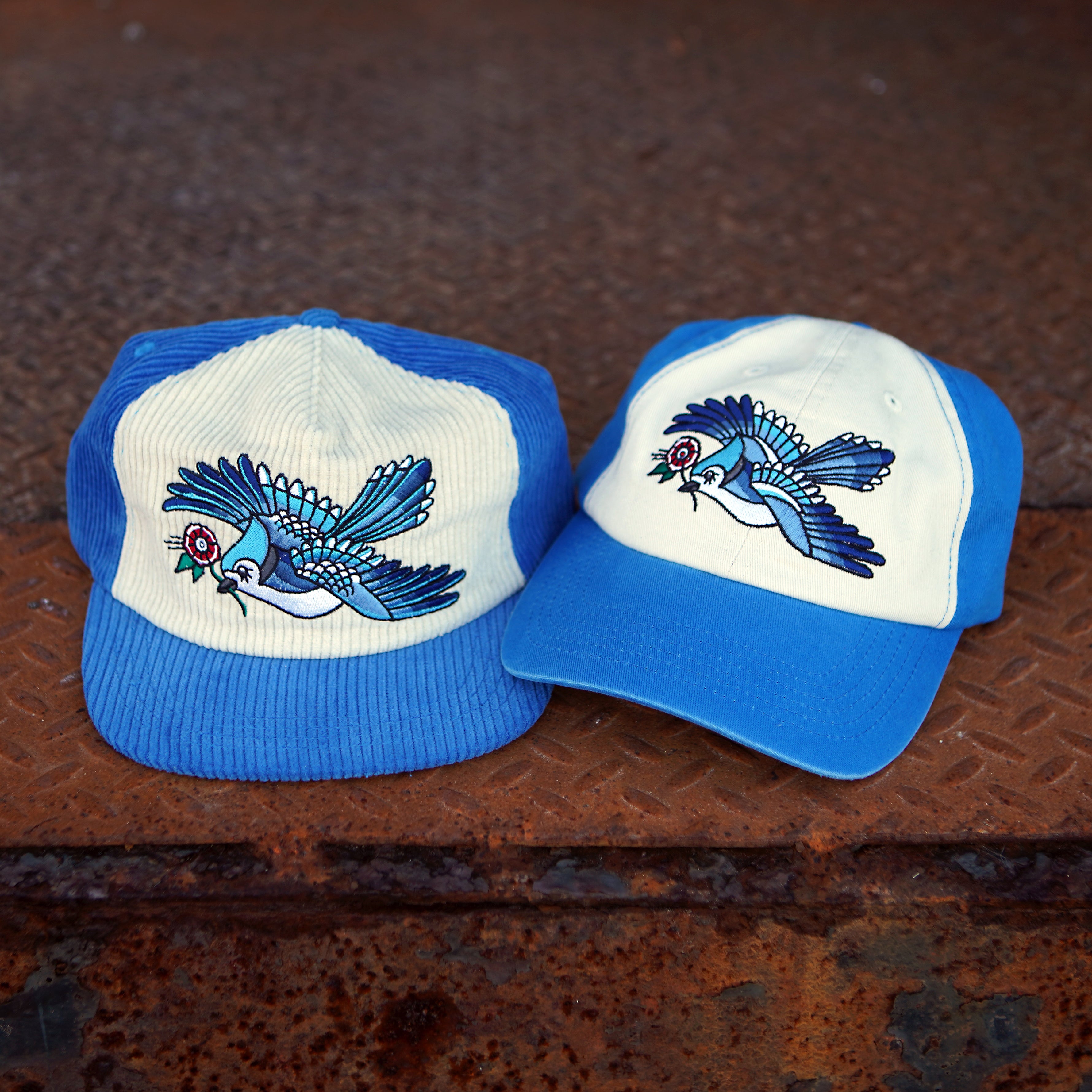 Blue Jay Two-Tone Dad Hat - Stuntin Goods