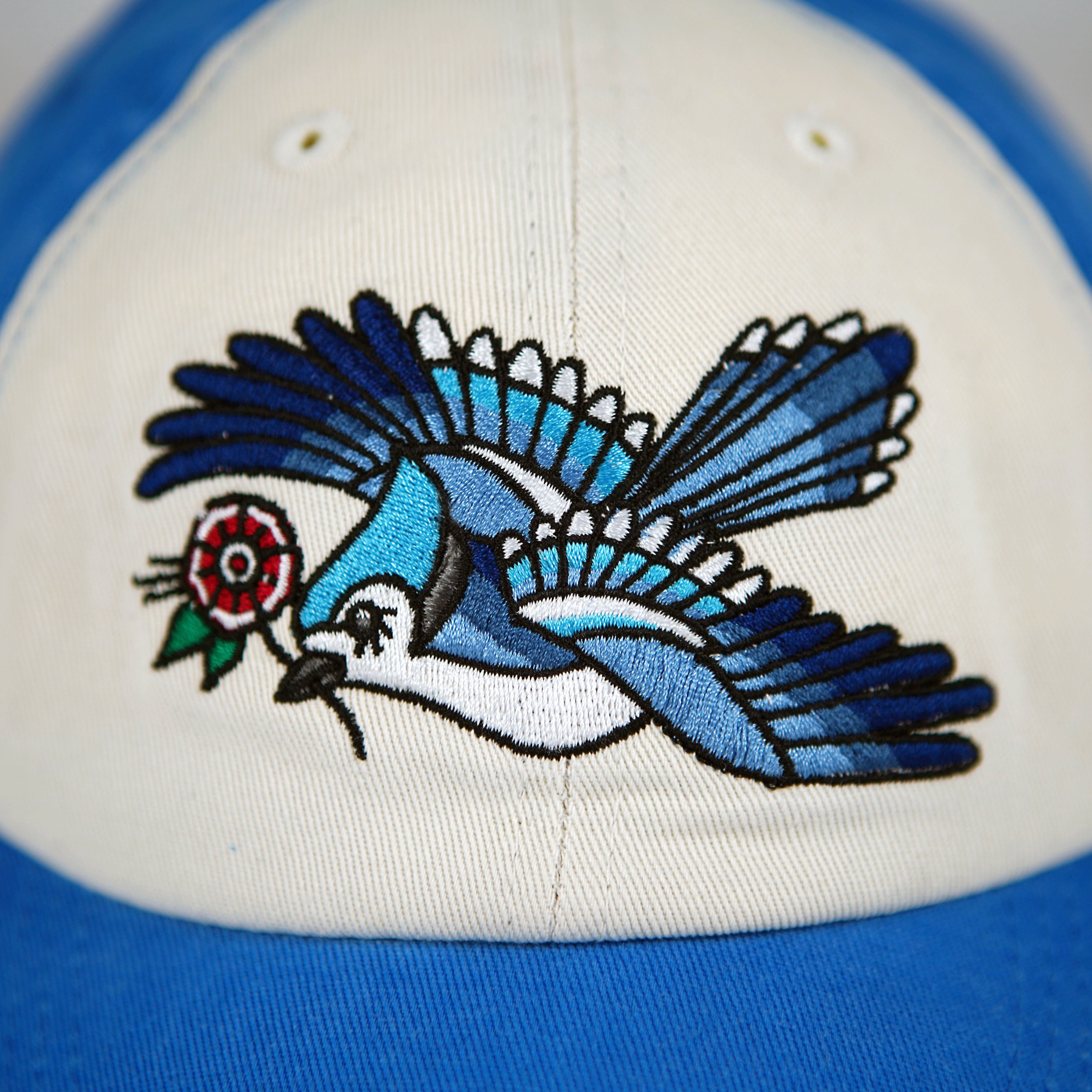 Blue Jay Two-Tone Dad Hat - Stuntin Goods