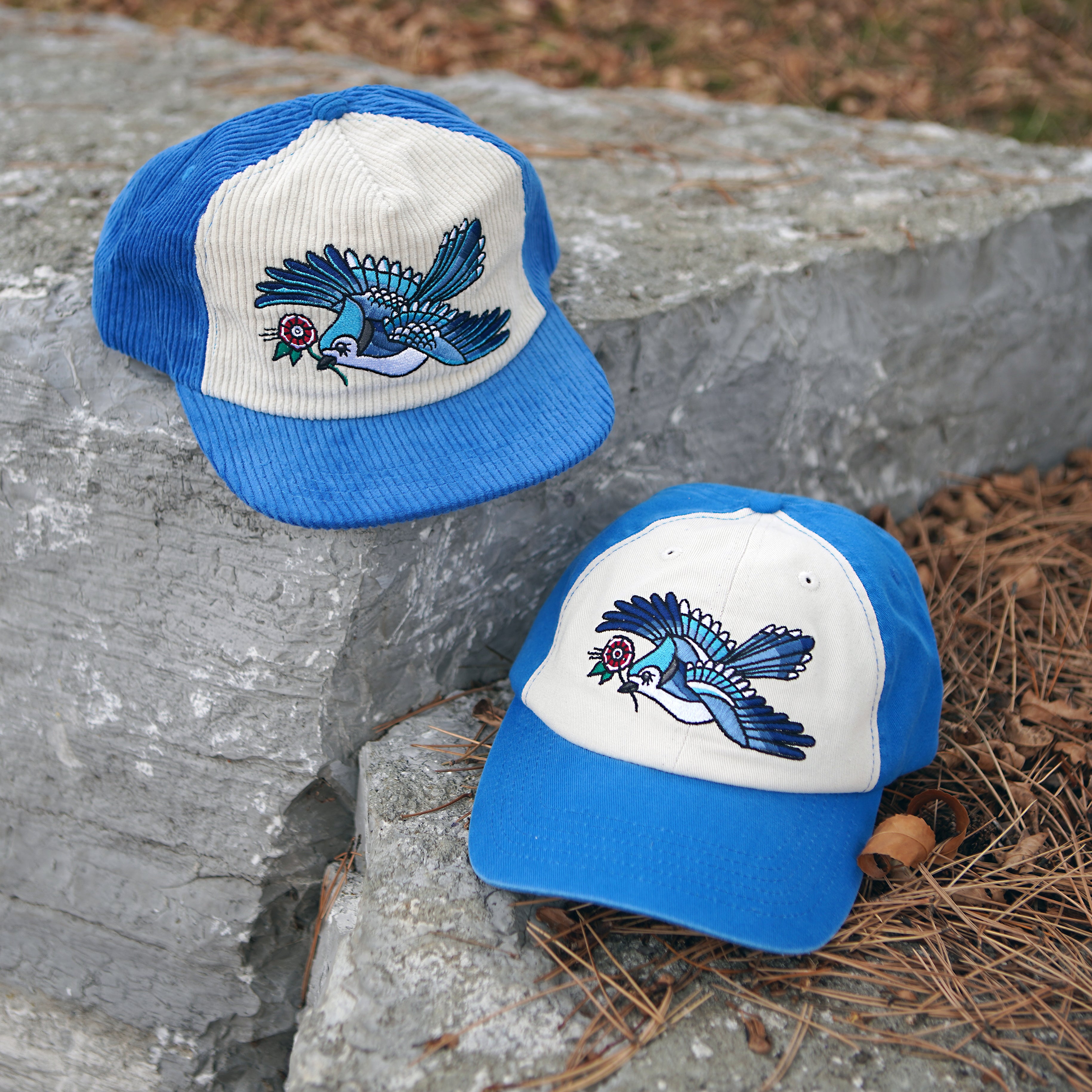 Blue Jay Two-Tone Dad Hat - Stuntin Goods