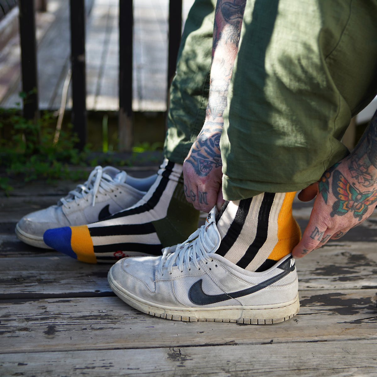 Colorblock Socks - Stuntin Goods