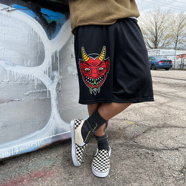 Red Devil Champion Mesh Shorts - Stuntin Goods