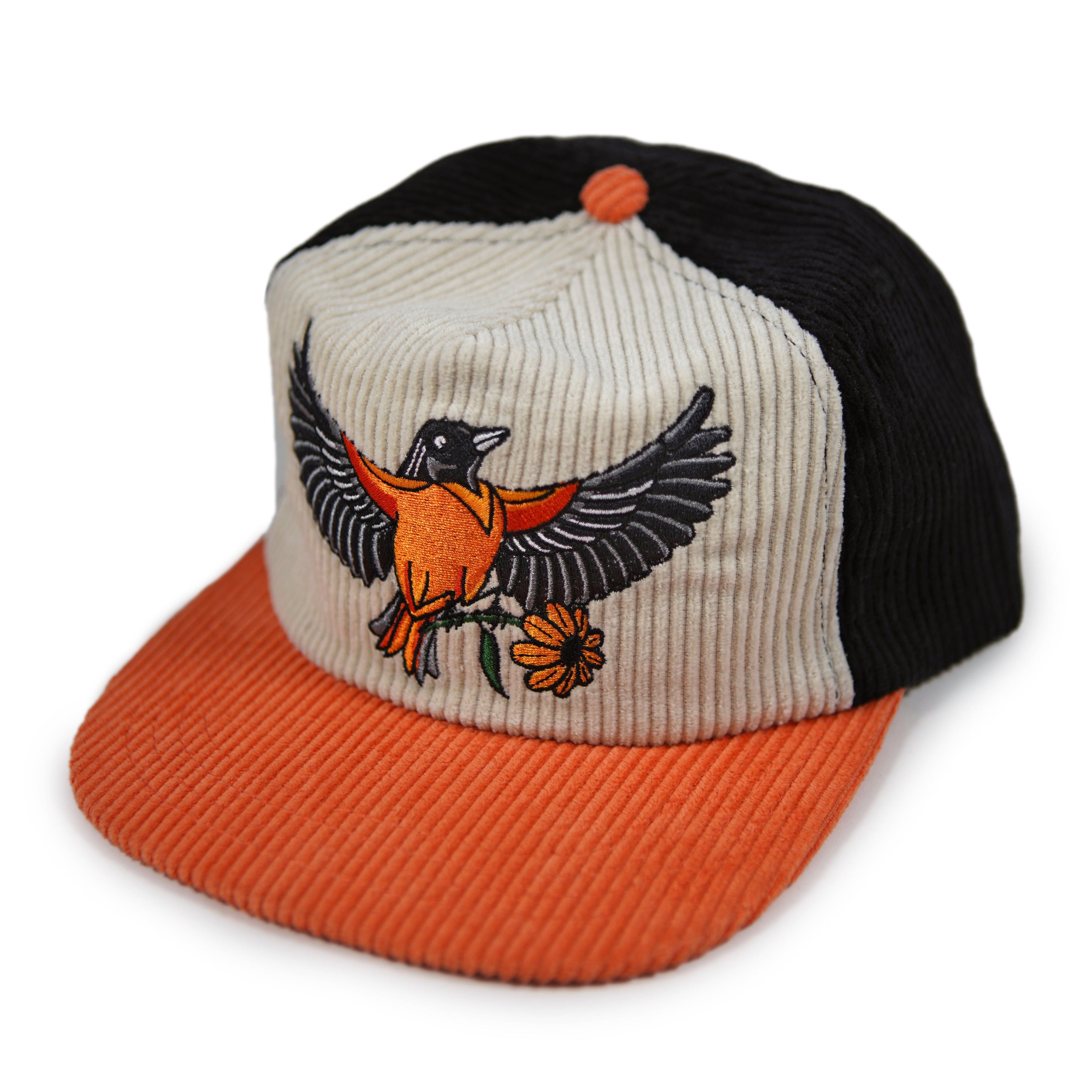 Oriole Two-Tone Corduroy Hat - Stuntin Goods