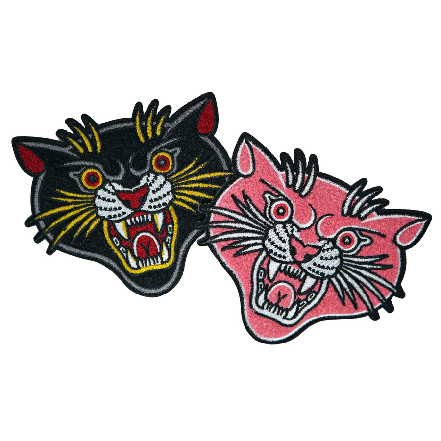 Pink Panther Chenille Embroidered Iron-On Patch - Stuntin Goods