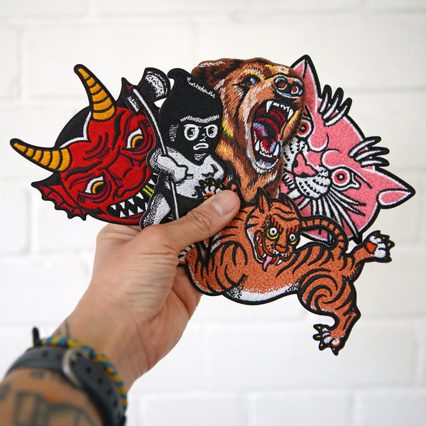 Pink Panther Chenille Embroidered Iron-On Patch - Stuntin Goods