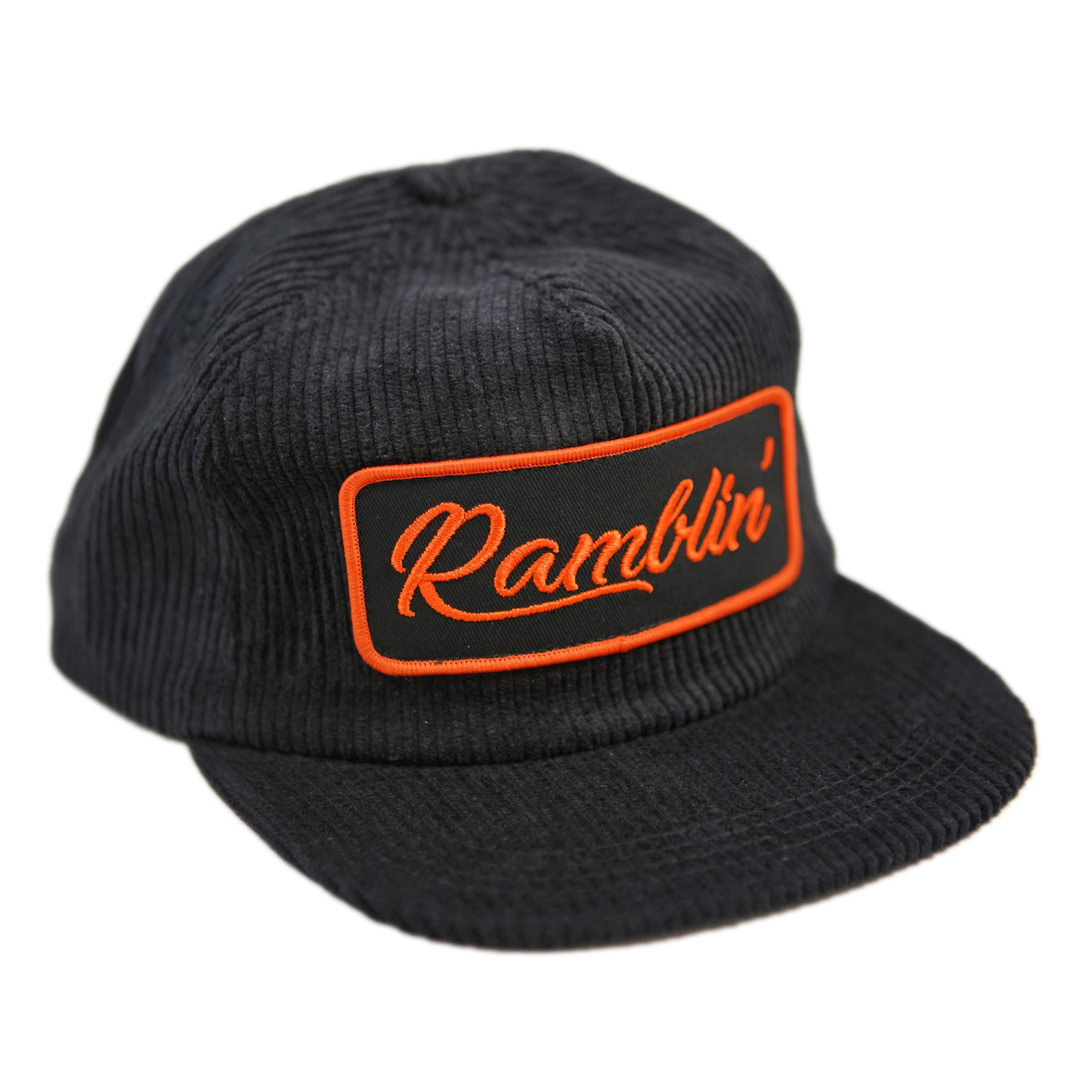 Corduroy Ramblin' Hat Smokey Blue Snapback - Stuntin Goods