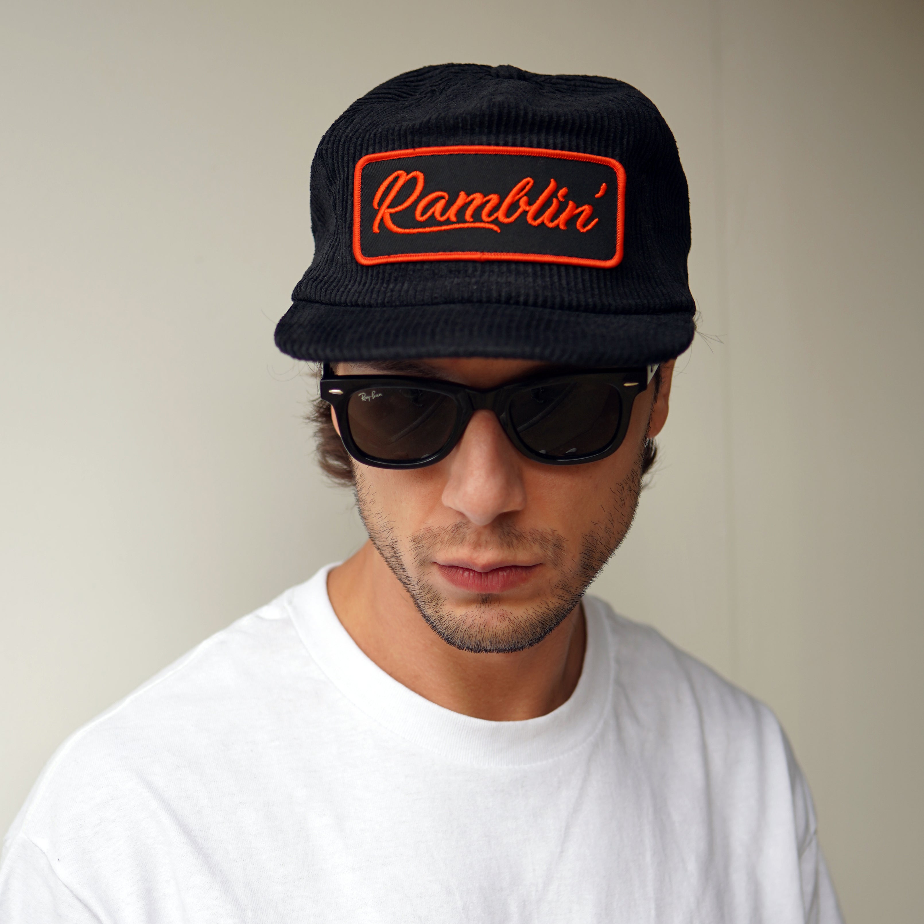 Corduroy Ramblin' Hat Smokey Blue Snapback - Stuntin Goods