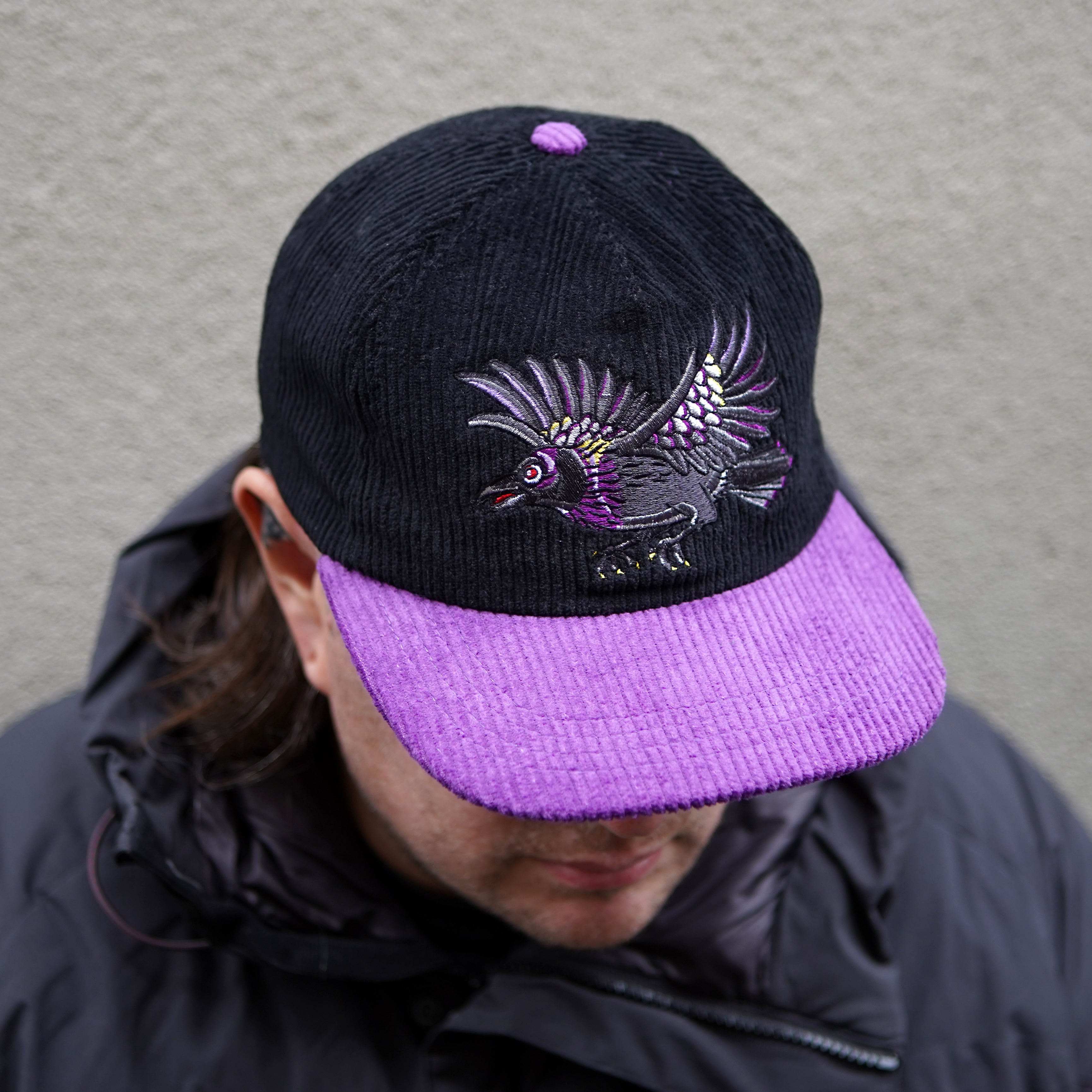 Raven Corduroy Hat - Stuntin Goods