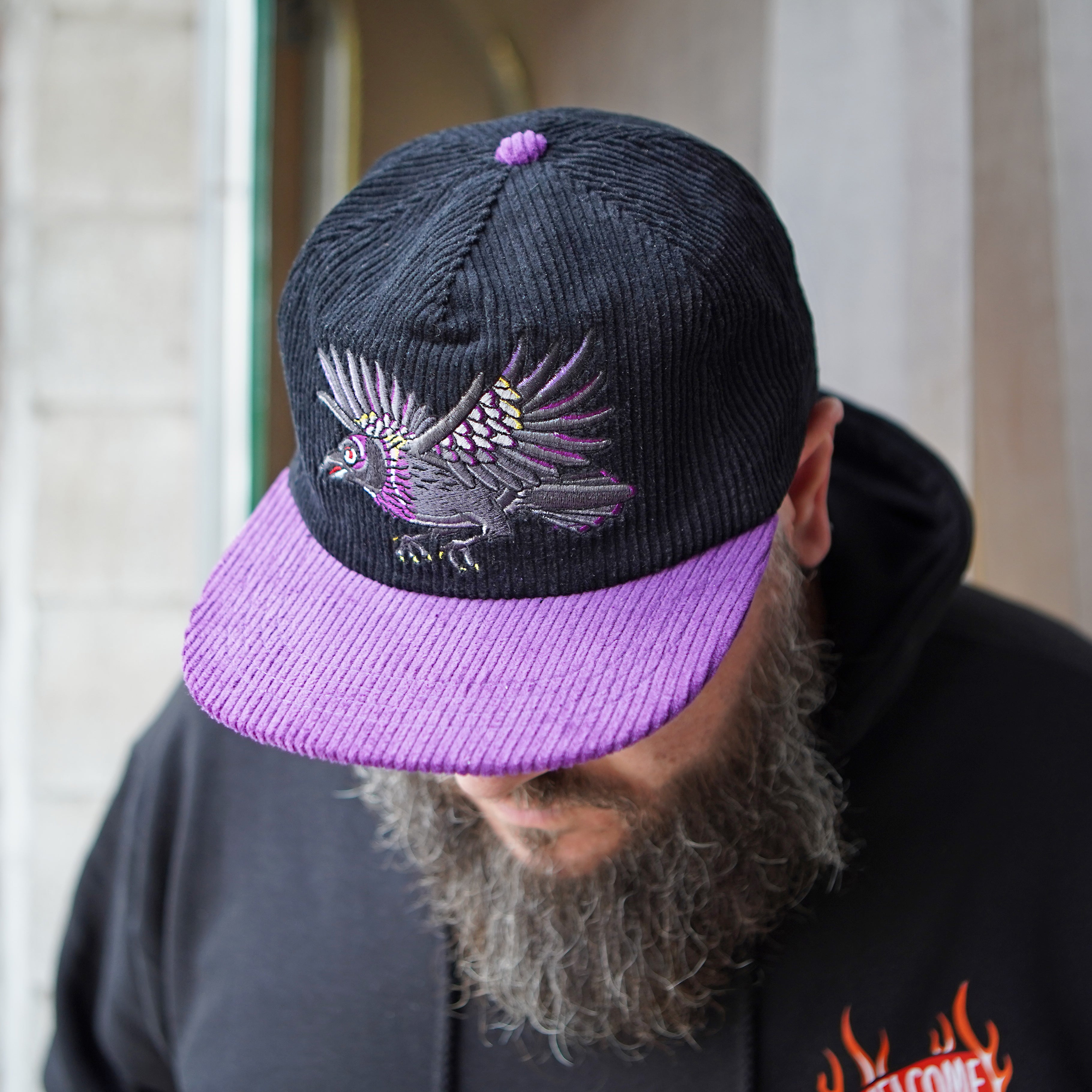 Raven Corduroy Hat - Stuntin Goods