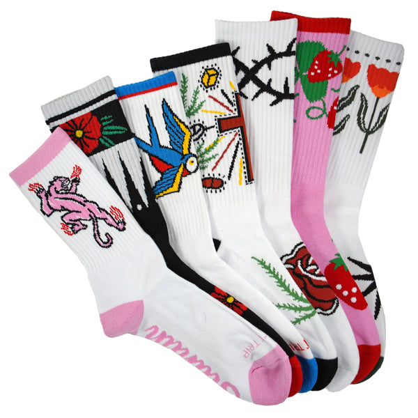 Bright and Bold Tattoo-Inspired Socks by Stuntin - Stuntin Goods