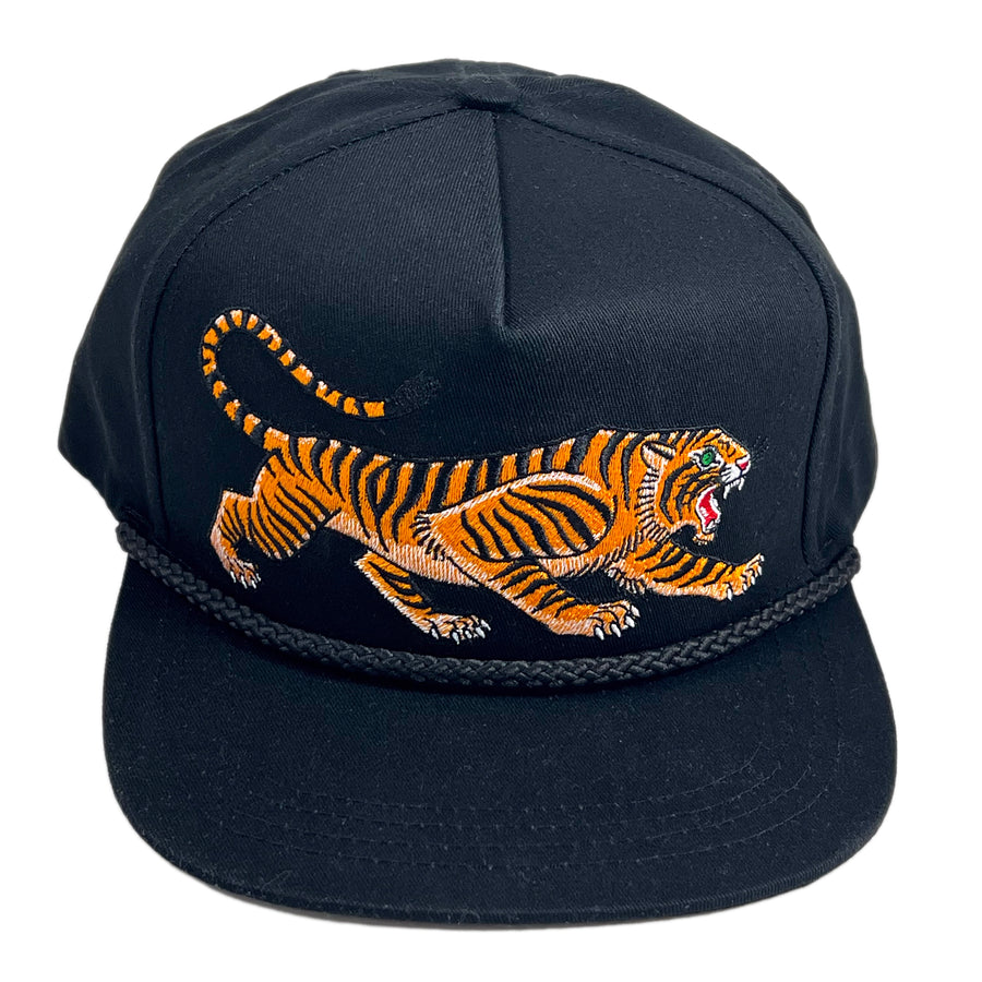 Tiger Structured Snapback Cap with Rope Front - Stuntin Goods