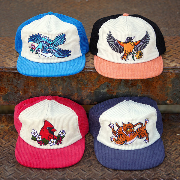 Cardinal Two-Tone Corduroy Hat - Stuntin Goods