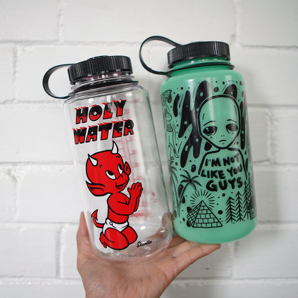 Holy Water Hot Stuff the Little Devil 32 oz Nalgene Water Bottle ...