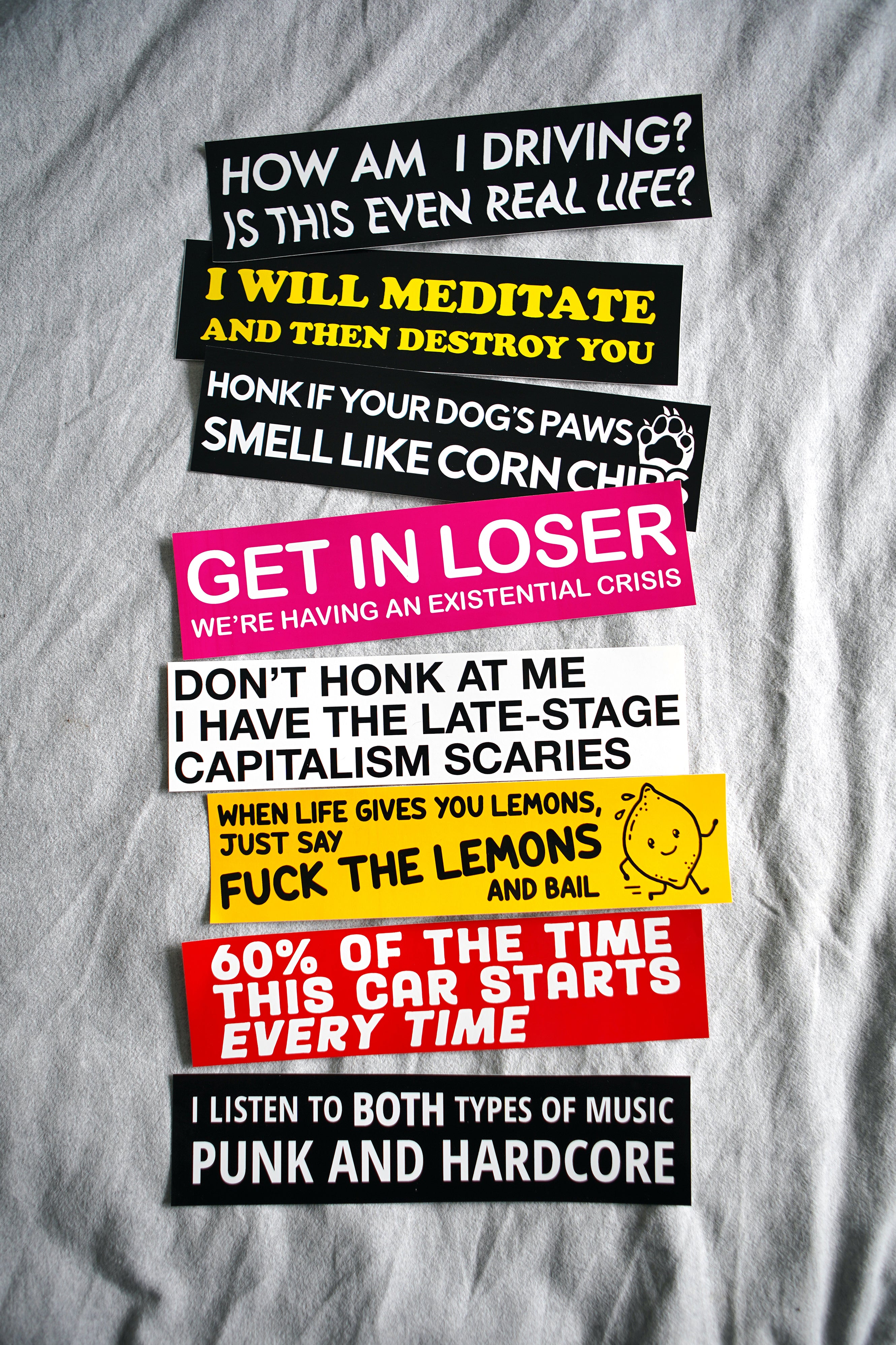 Dog Paws Smell Like Corn Chips Bumper Sticker - Stuntin Goods