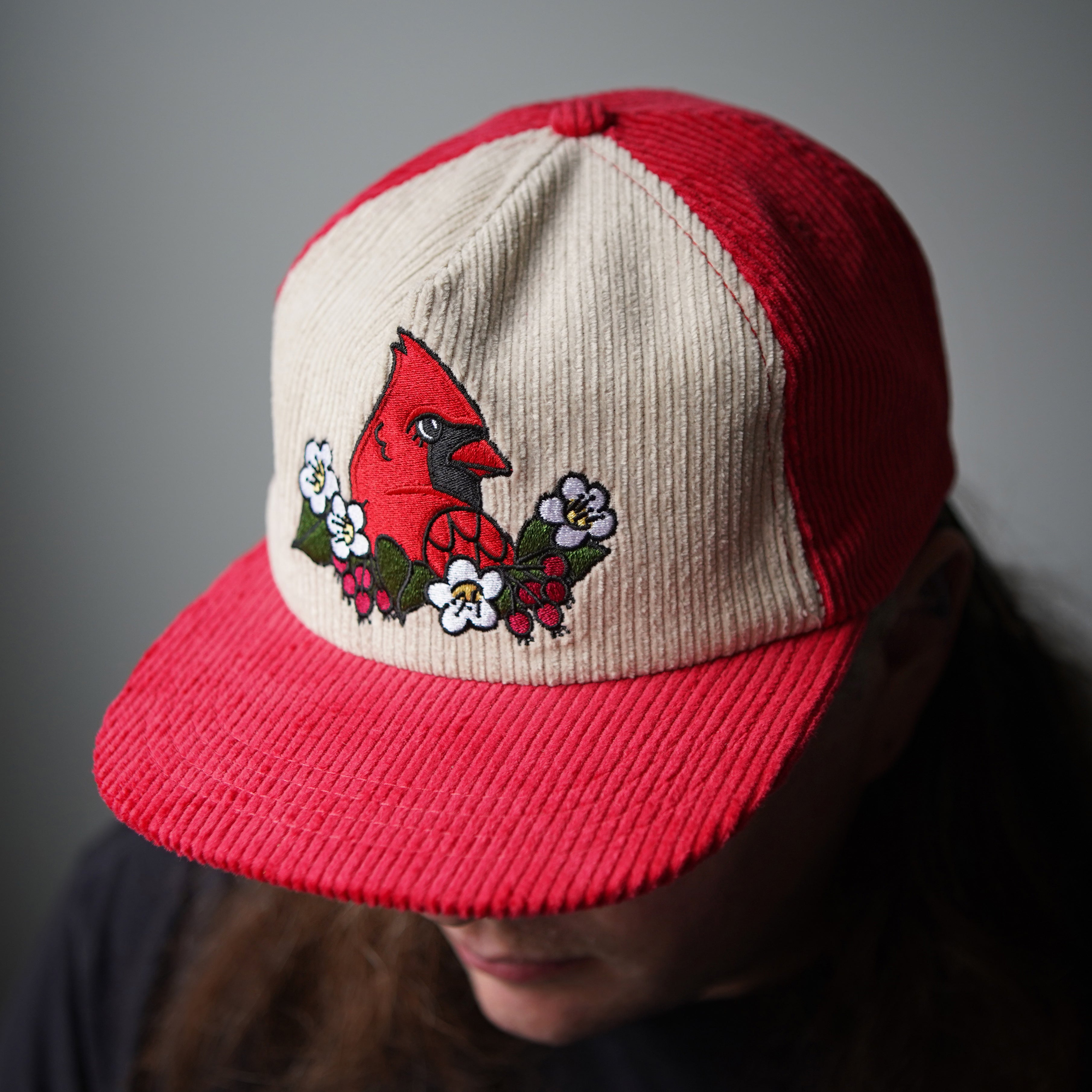 Cardinal Two-Tone Corduroy Hat - Stuntin HQ