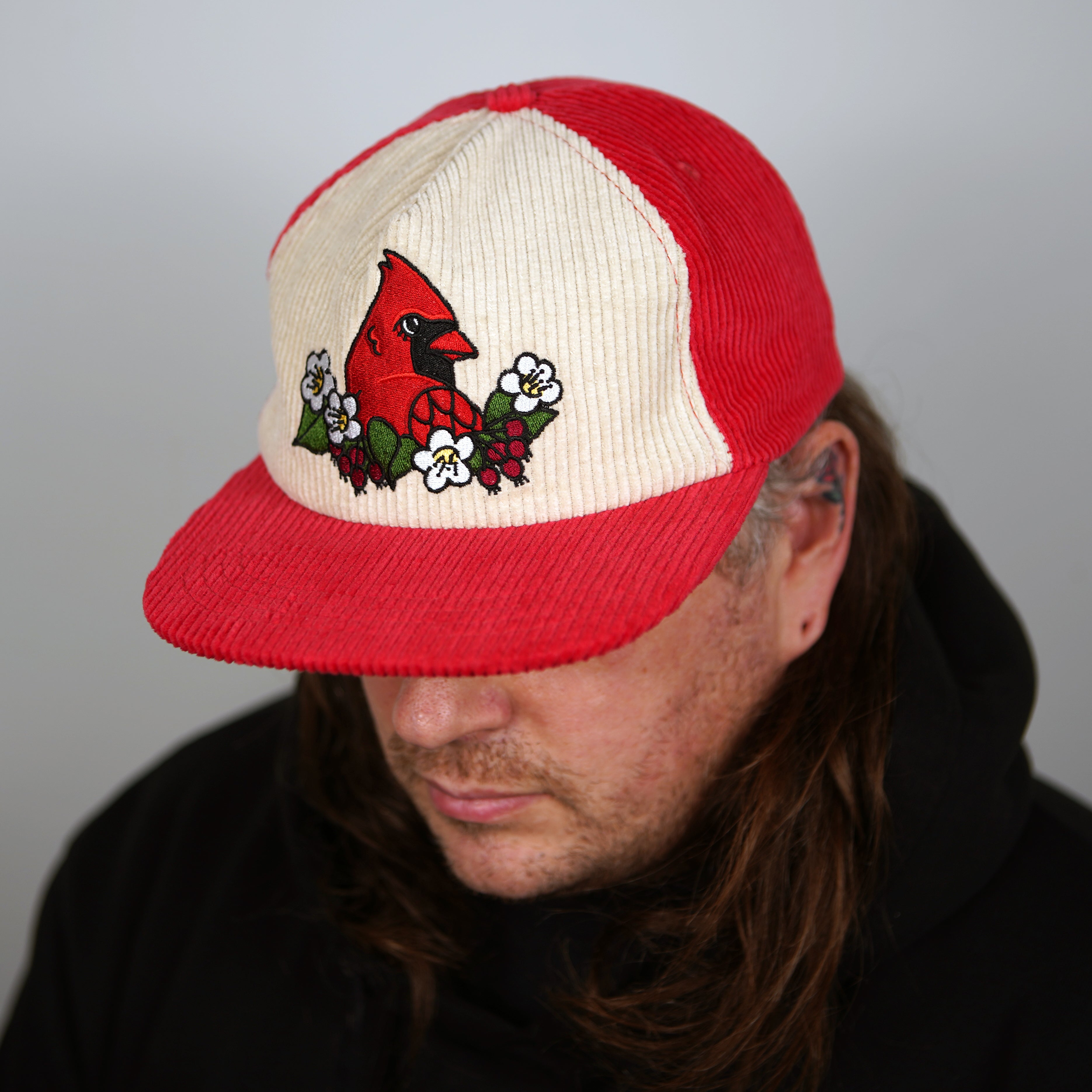 Cardinal Two-Tone Corduroy Hat - Stuntin Goods