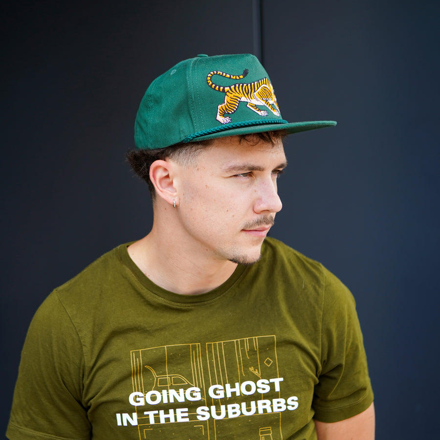 Tiger Structured Snapback Cap with Rope Front - Stuntin Goods