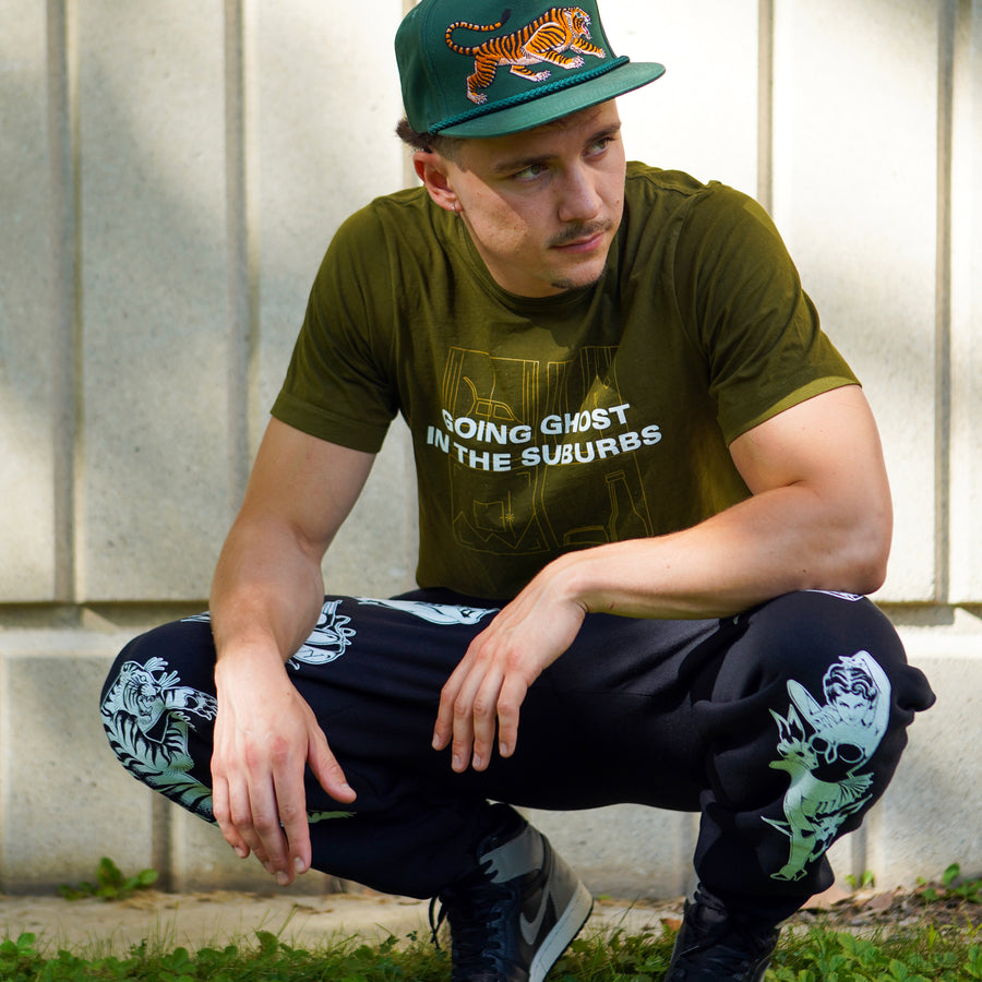 Tiger Structured Snapback Cap with Rope Front - Stuntin Goods