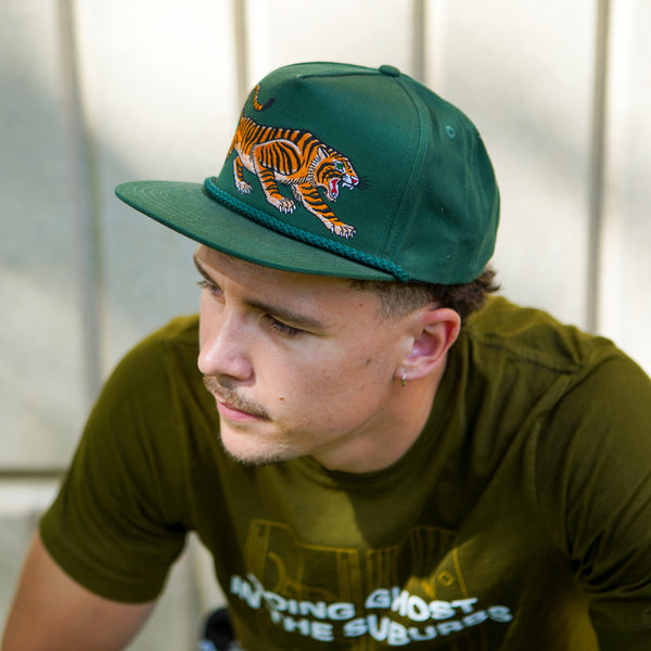 Tiger Structured Snapback Cap with Rope Front - Stuntin Goods